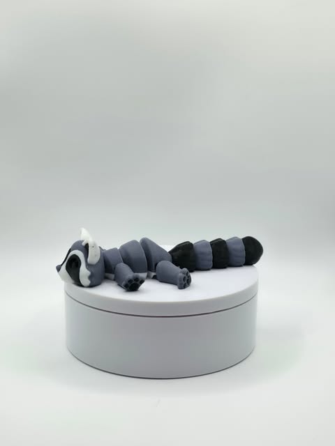 3D Printed Raccoon: Detailed Raccoon Model for Collectors and Nature ...